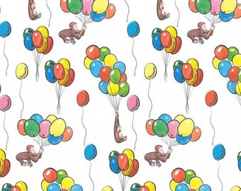 Curious George Fabric | Etsy