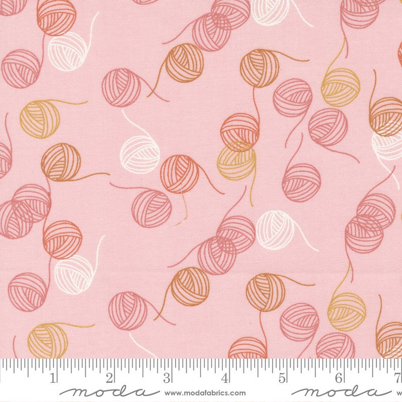 Modern Cotton Fabric by the Yard Lazy Afternoon Crocheting - Etsy