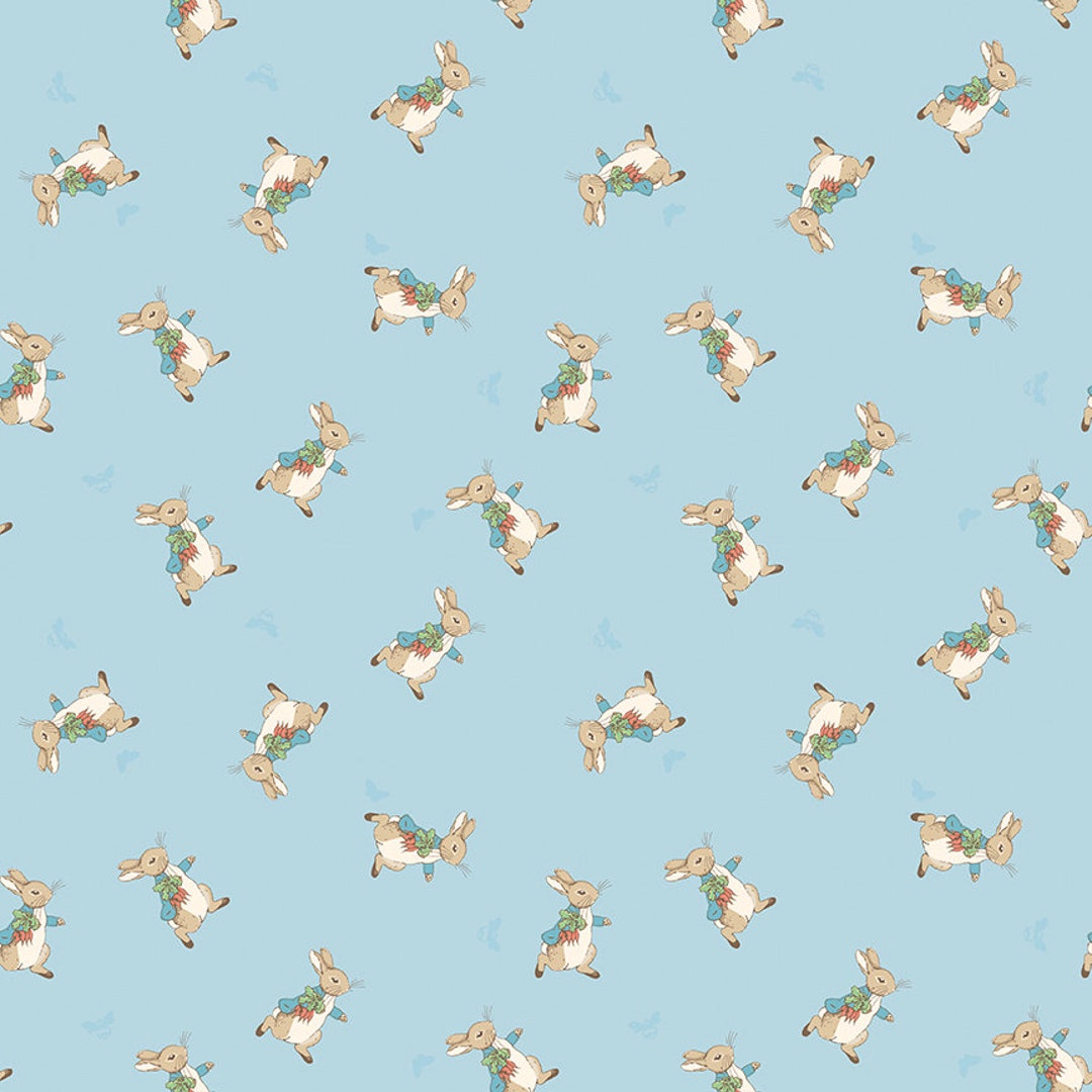 Peter Rabbit Cotton Fabric by the Yard - the Tale of Peter Rabbit Peter ...