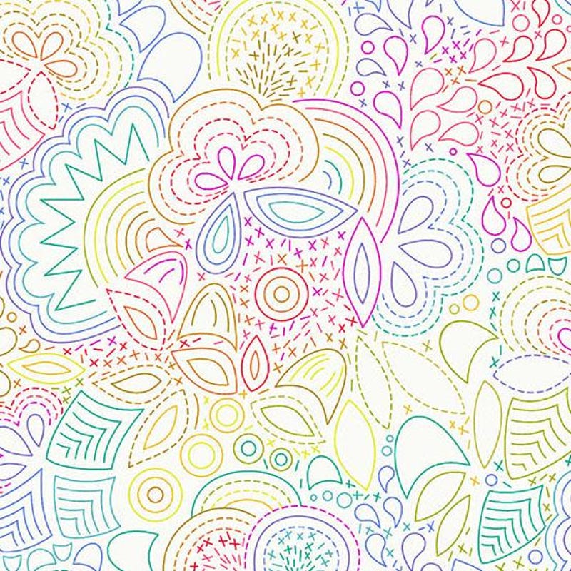 Alison Glass Stitch Fabric - Etsy