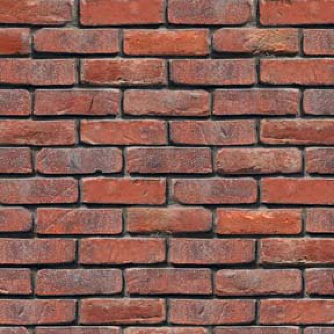 Brick Cotton Fabric by the Yard - Red Bricks - Elizabeth's Studio 367E ...