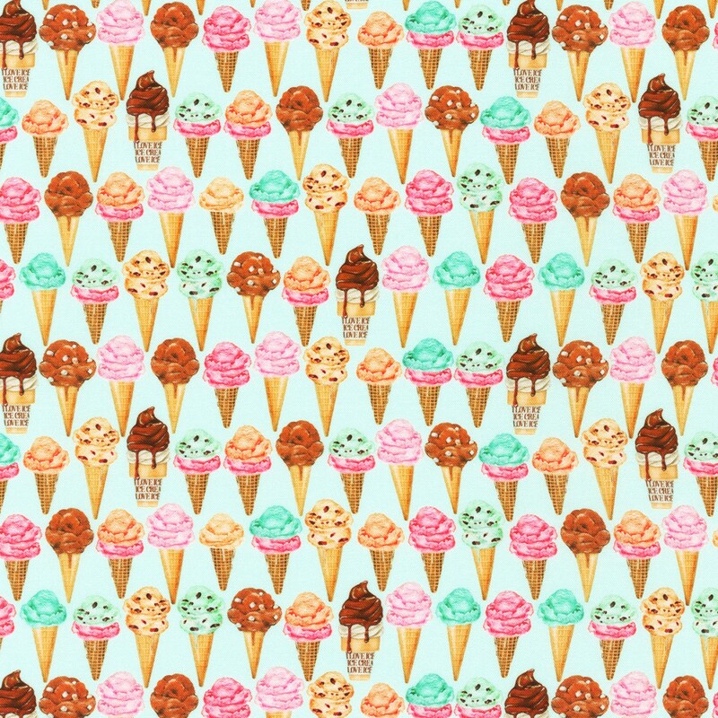 Ice Cream Fabric - Etsy