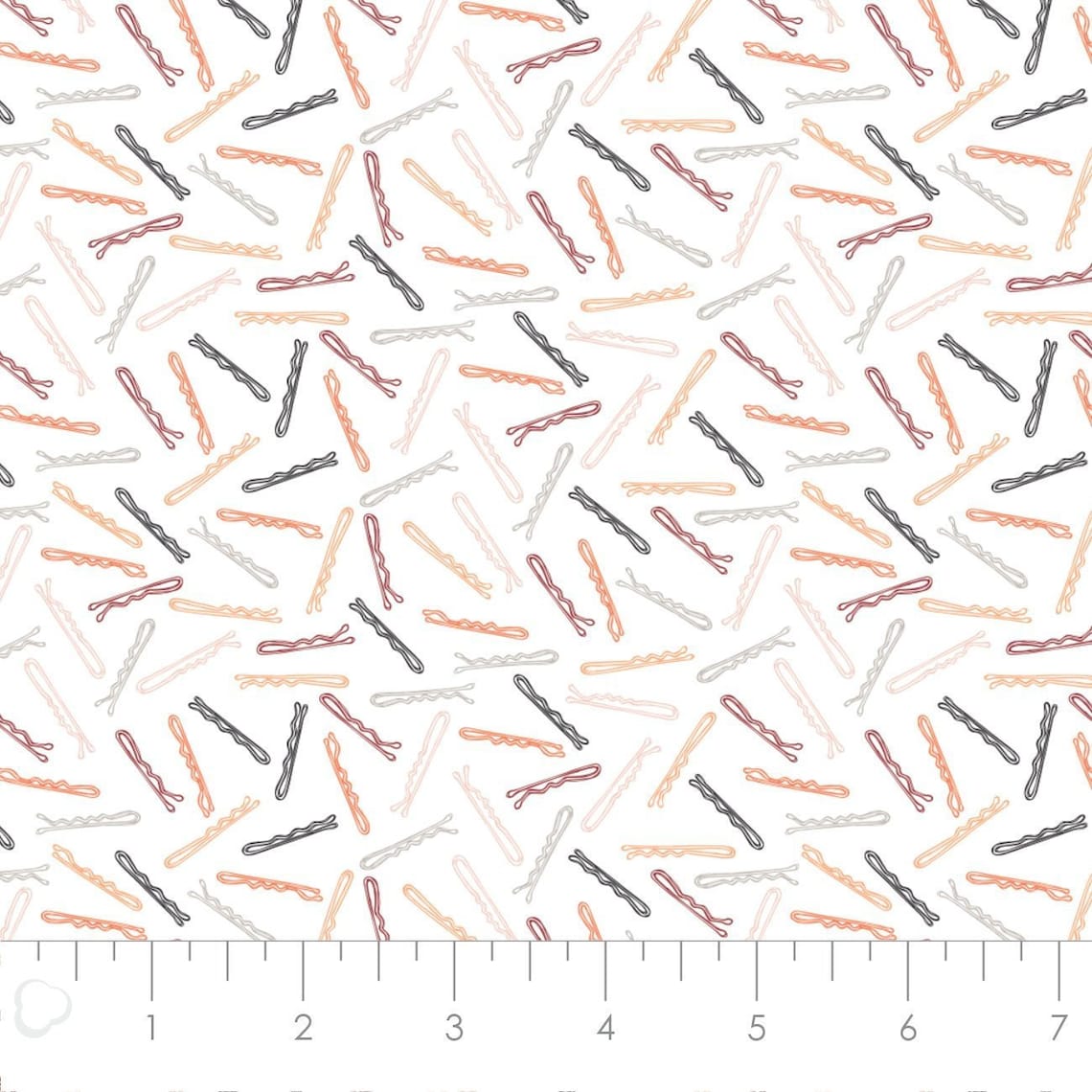 Hair Styling Cotton Fabric by the Yard Love is in the Hair - Etsy