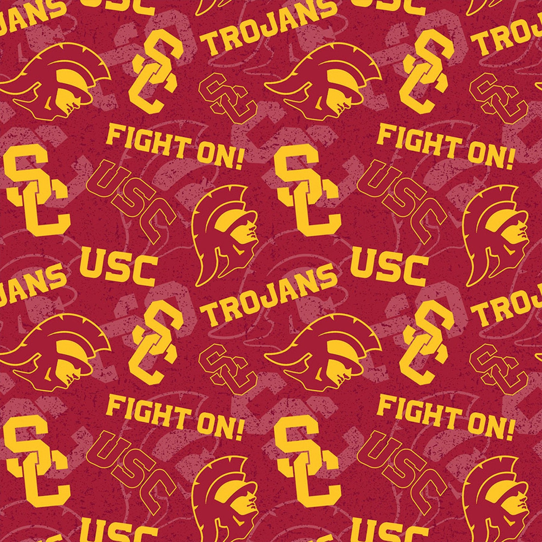 University Of Southern Cal California USC Trojans Fleece Fabric Print university-of-southern-cal-california-usc-trojans-fleece-fabric-print