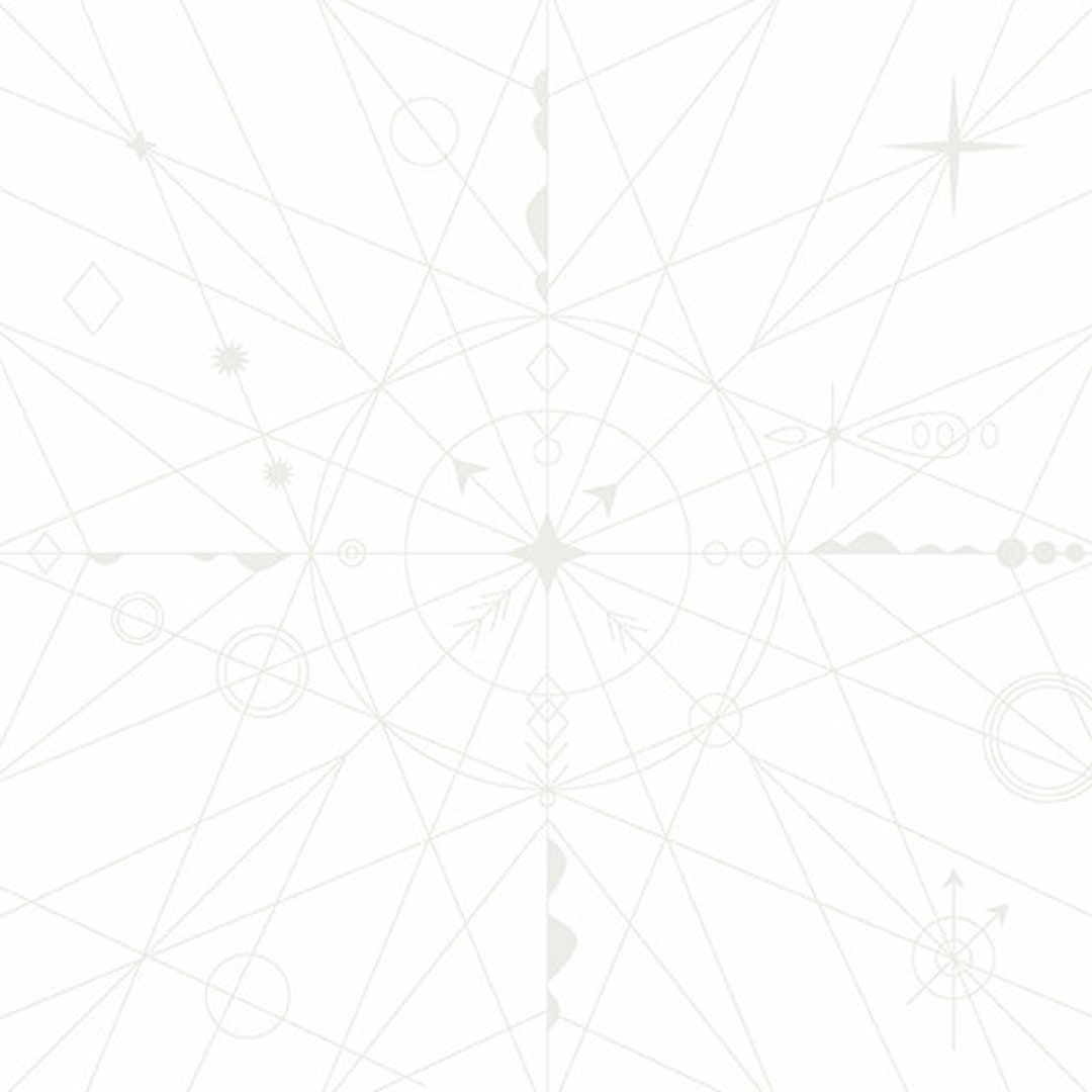 Alison Glass Cotton Fabric by the Yard Century Prints Hopscotch Compass ...