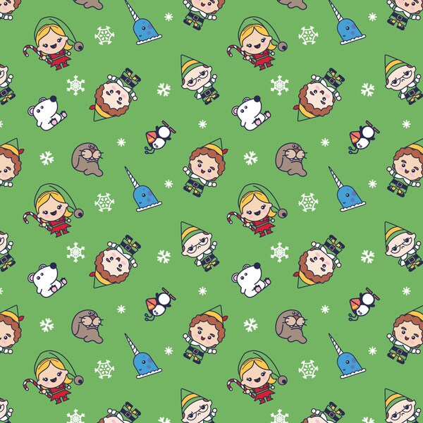 Elf Buddy Fabric - Etsy