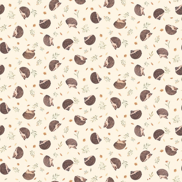 Hedgehog Fabric - Etsy