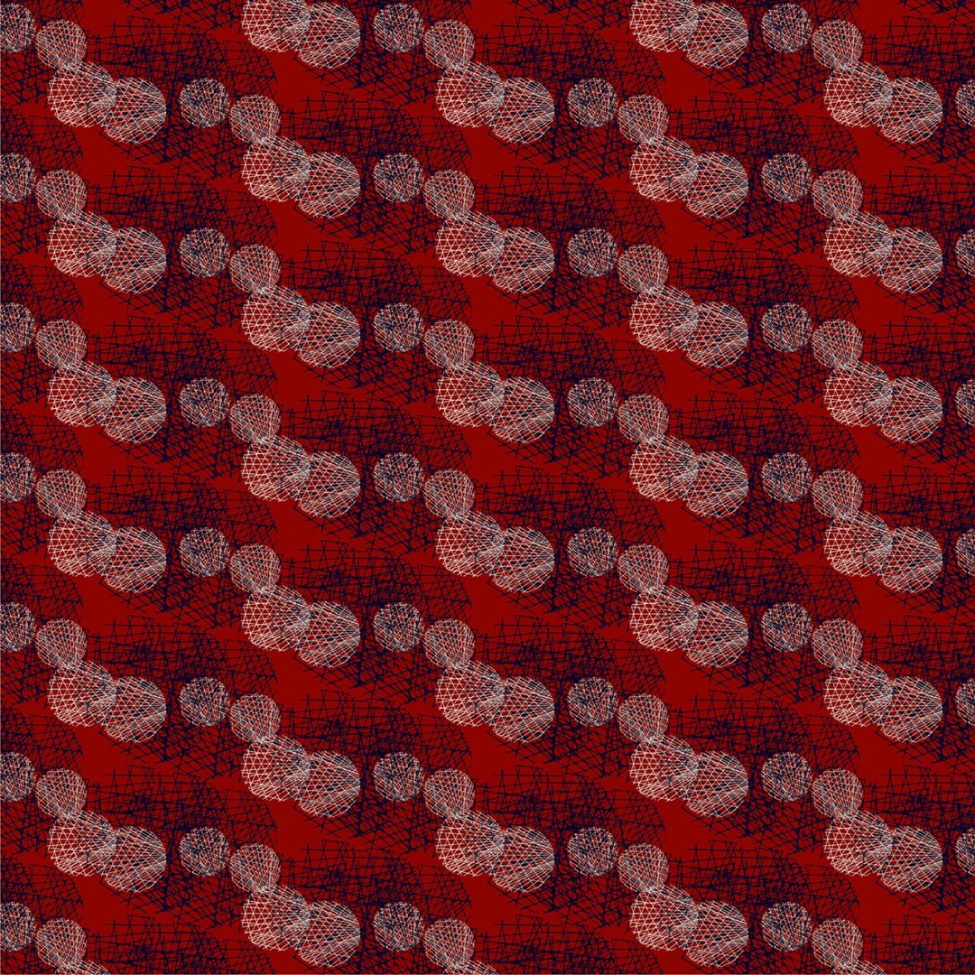 Geometric Cotton Fabric by the Yard - Leaf Nuclei Maple Leaf - Windham ...