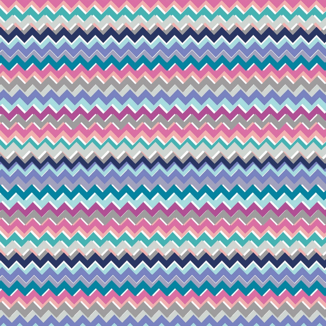 Geometric Cotton Fabric by the Yard - Como Varenna Cool - Camelot ...