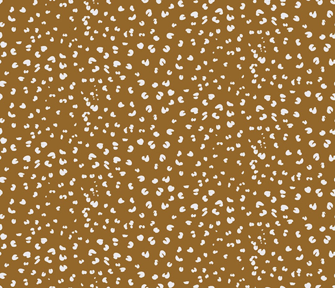 Leopard Print Cotton Fabric by the Yard - Wild Expedition Leopard Spots ...