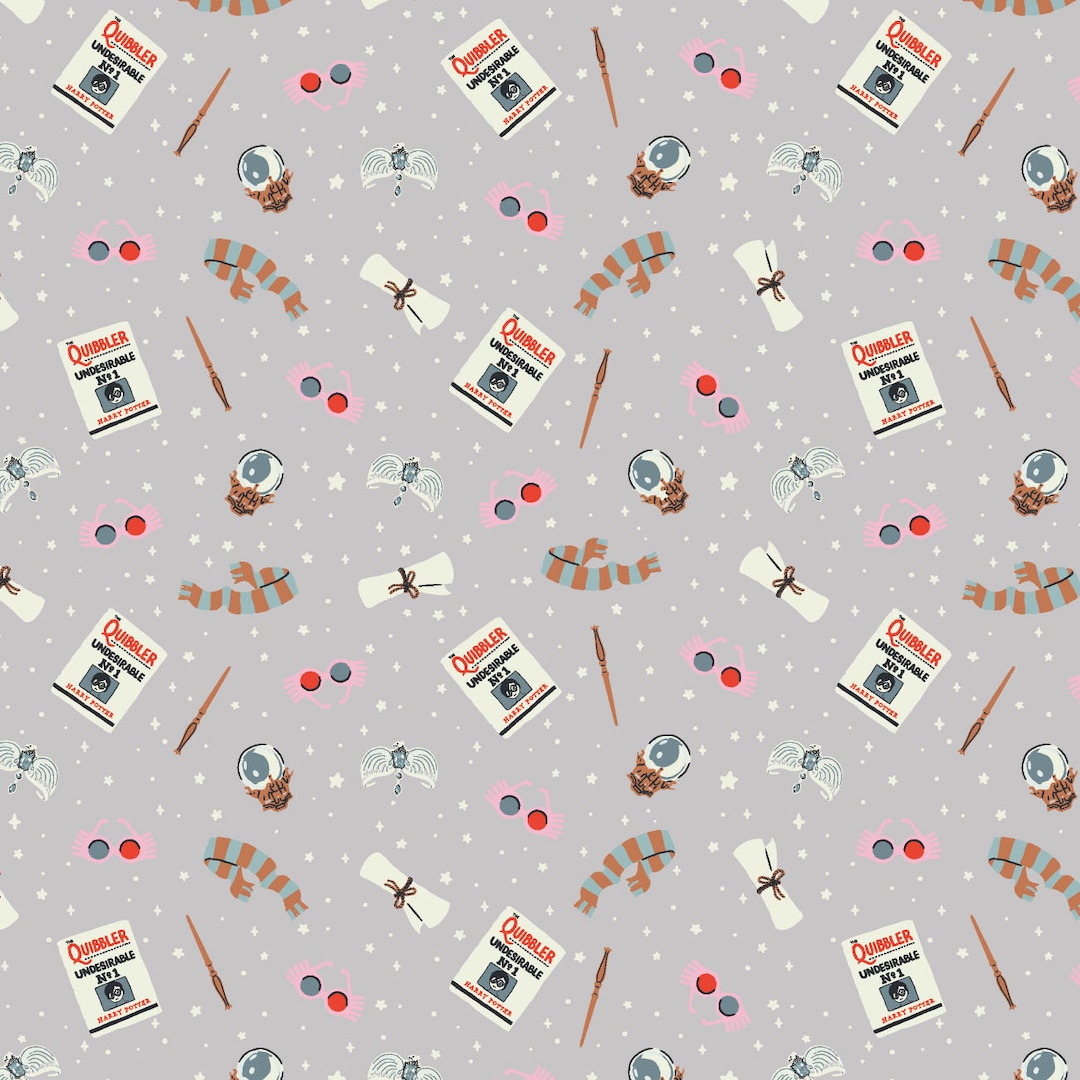 Harry Potter Cotton Fabric by the Yard - Harry Potter Arts and Crafts ...