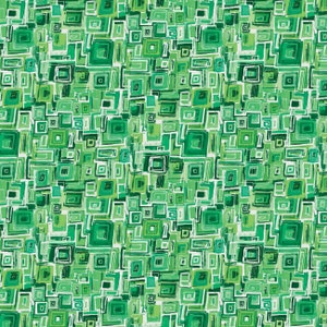 Modern Block Cotton Fabric by the Yard - Around the Block Blocks on ...