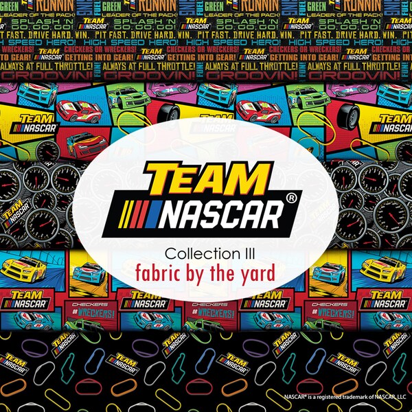 Nascar Fabric - Etsy