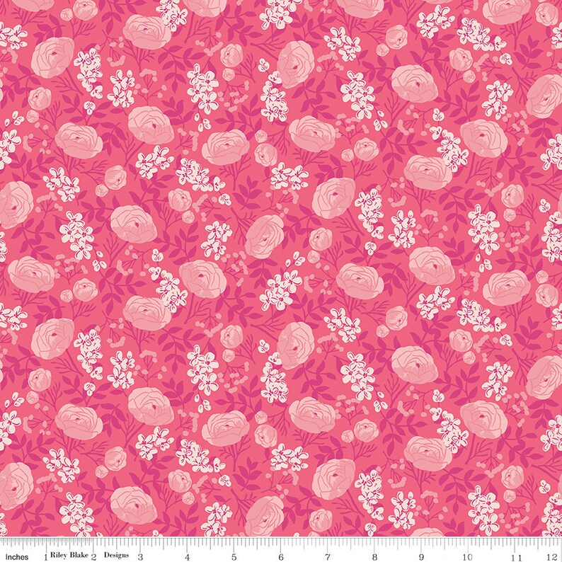 Hope in Bloom Cotton Fabric by the Yard Hope in Bloom Petals - Etsy