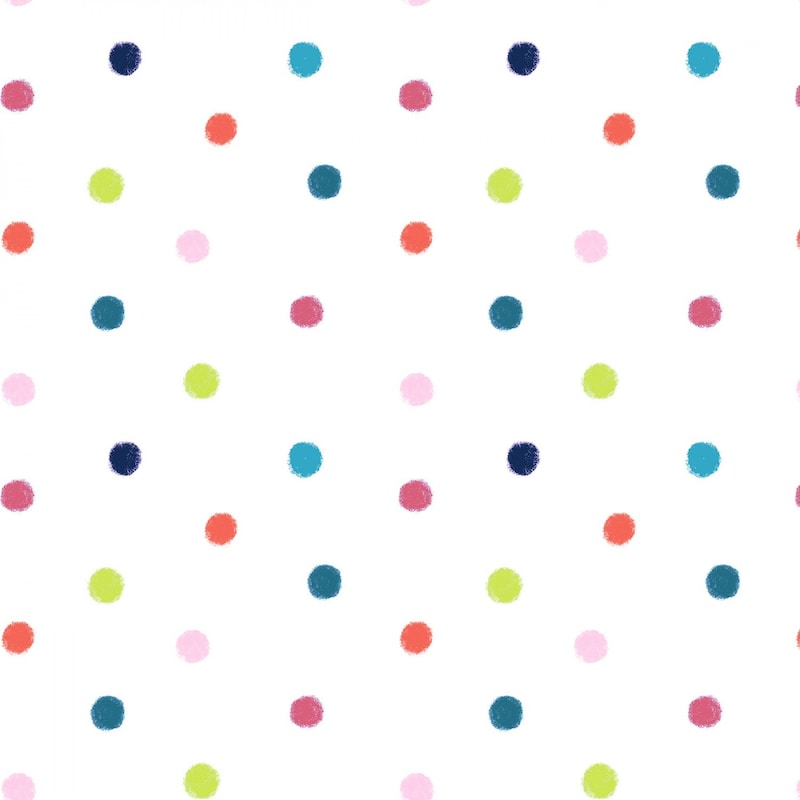 Multi Color Polka Dot Fabric - Etsy
