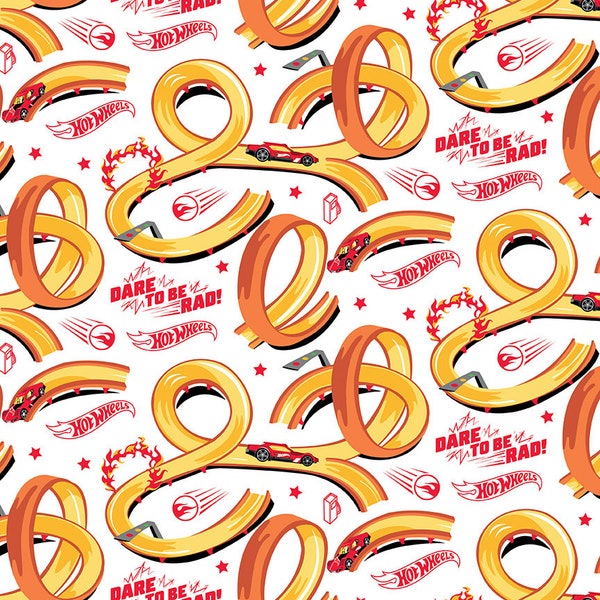Hot Wheels Race Track Fabric - Etsy