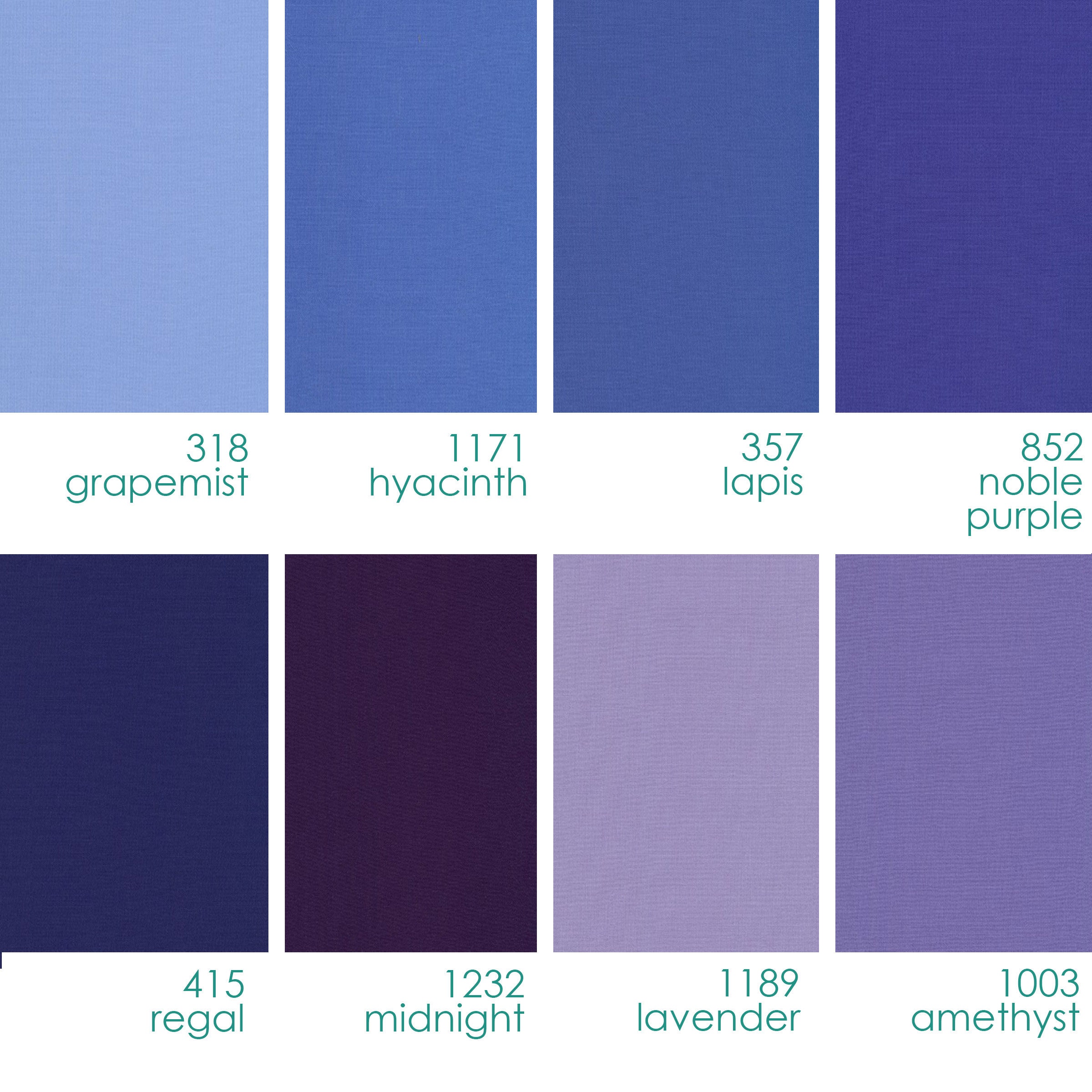 Purples Kona Cotton Fabric by the Yard - Etsy