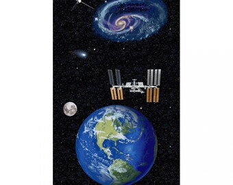 Space Panel Fabric - Etsy