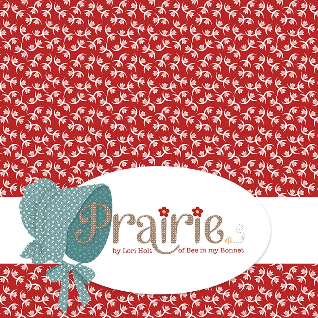 Lori Holt Cotton Fabric by the Yard Prairie by Lori Holt for Bee in My ...