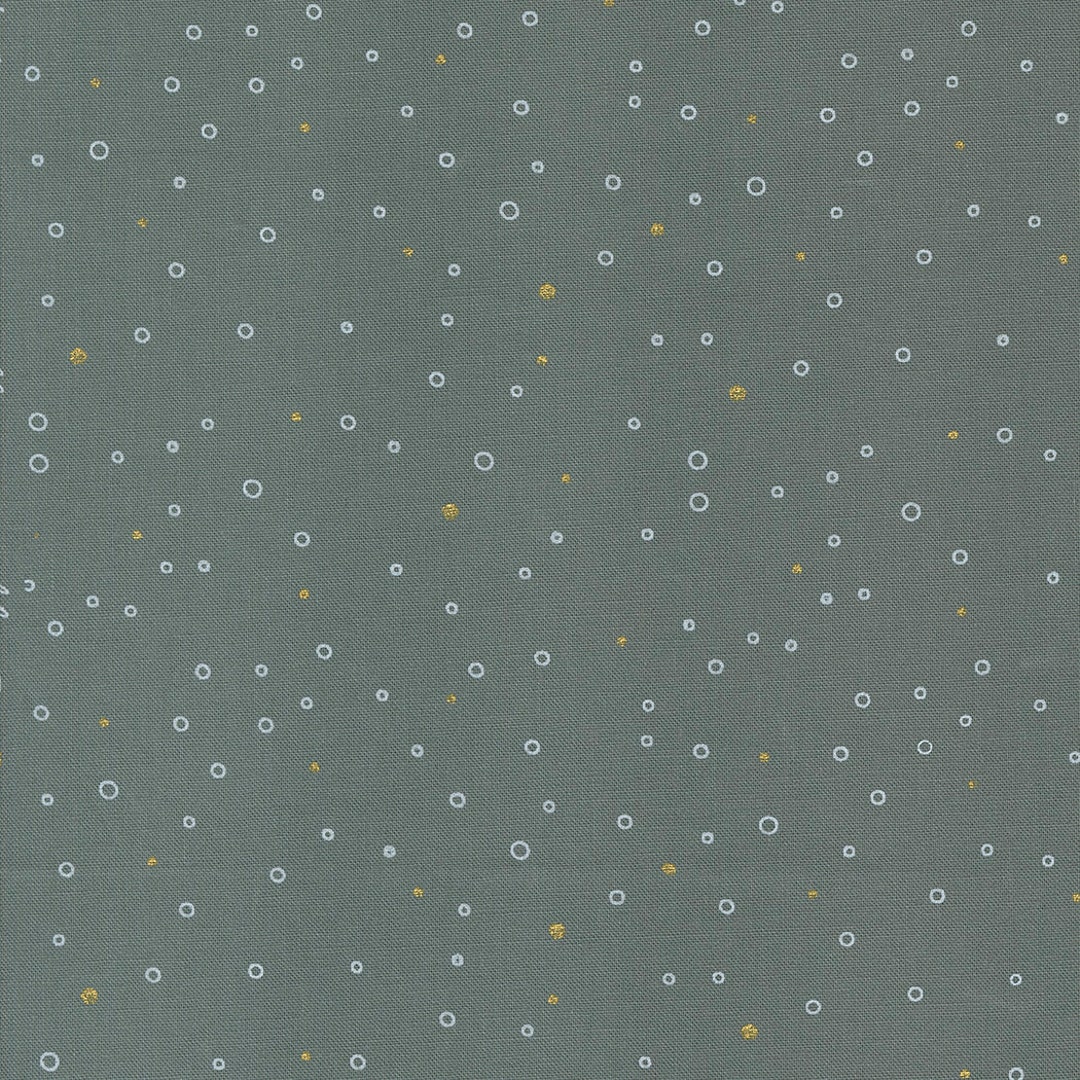 Zen Chic Modern Cotton Fabric by the Yard - Shimmer Snowing Smoke ...
