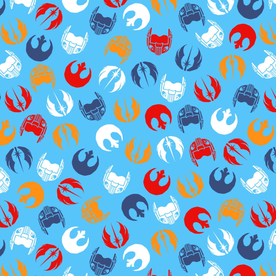 Star Wars Fabric by the Yard - Logos and Masks - Camelot 73011107-3 - Etsy