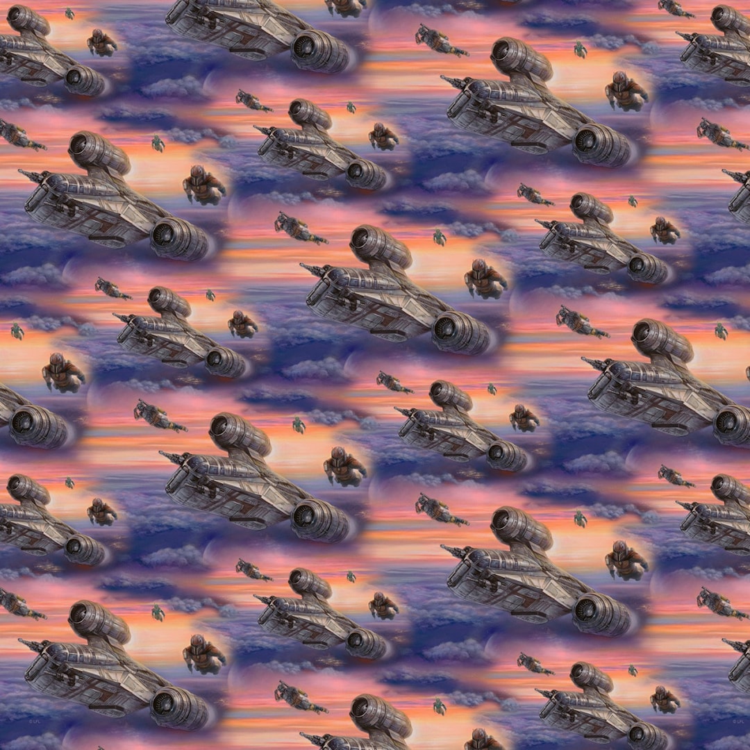 Star Wars Cotton Fabric by the Yard - Epic Lucas Films 2 the ...