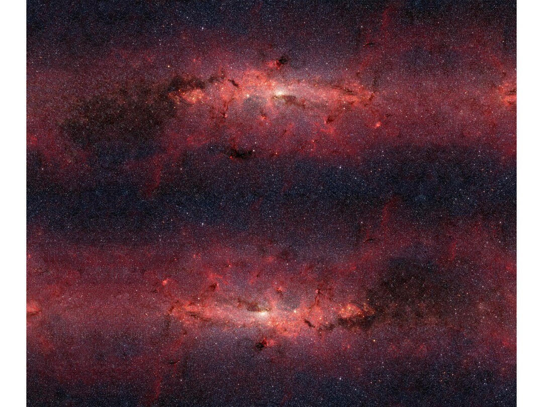 Space Cotton Fabric by the Yard - the Hidden Universe Galactic Center ...