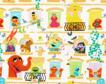 Sesame Street Fabric Window - Etsy