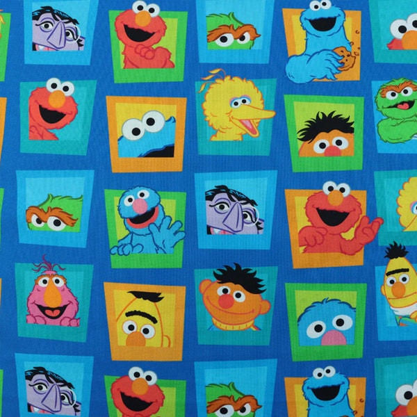 Sesame Street Fabric - Etsy