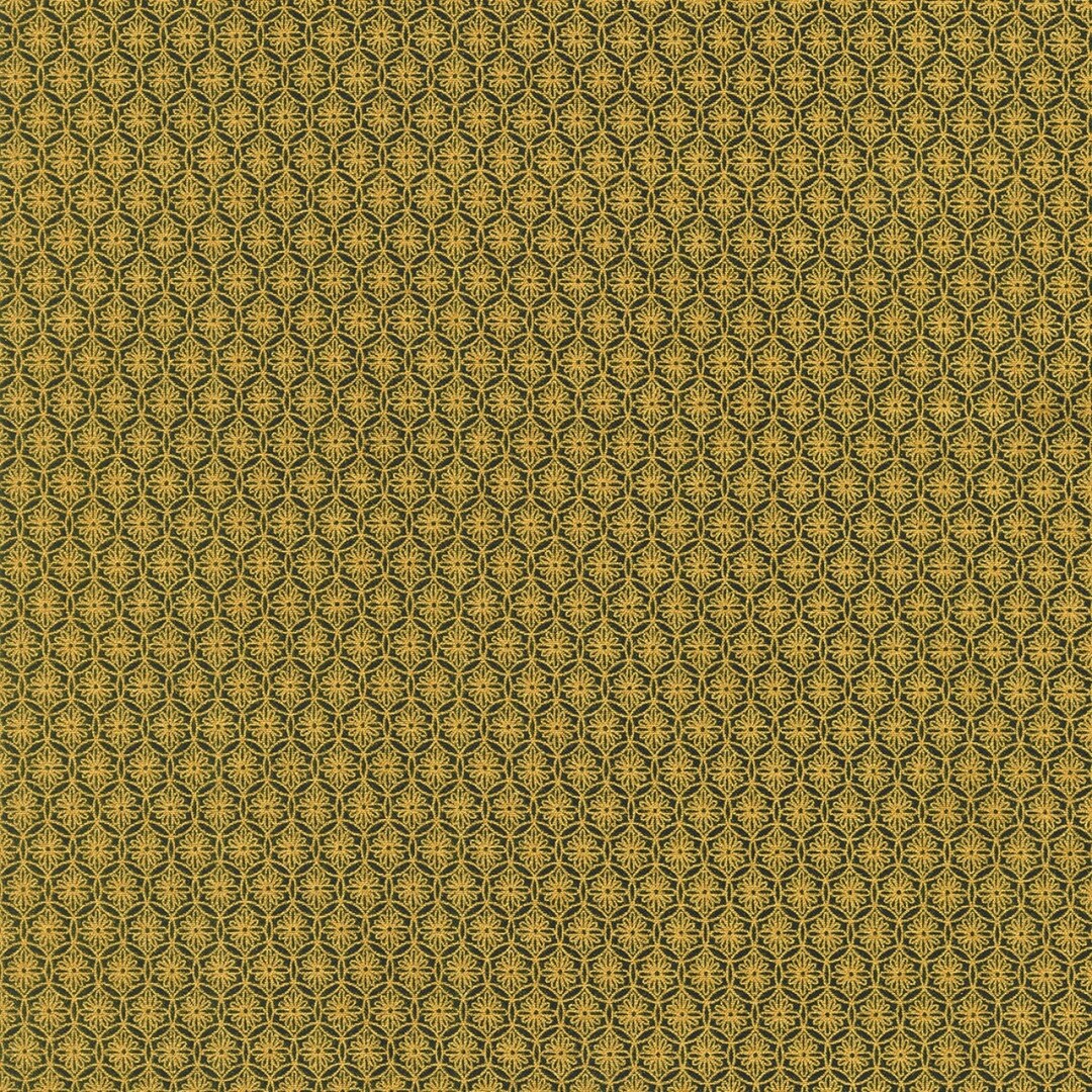 Asian Geometric Cotton Fabric by the Yard Imperial Geometric Black ...