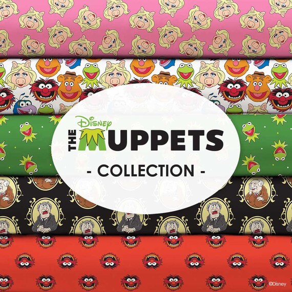 The Muppets Waldorf and Statler 100% Cotton Fabric Craft Supplies ...