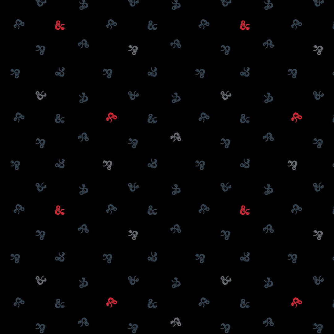Dungeons and Dragons Cotton Fabric by the Yard Dungeons and Dragons ...