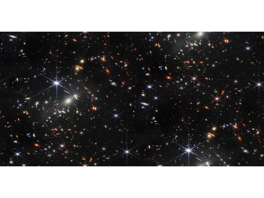 Space Cotton Fabric by the Yard the Hidden Universe Deep Field Dark ...