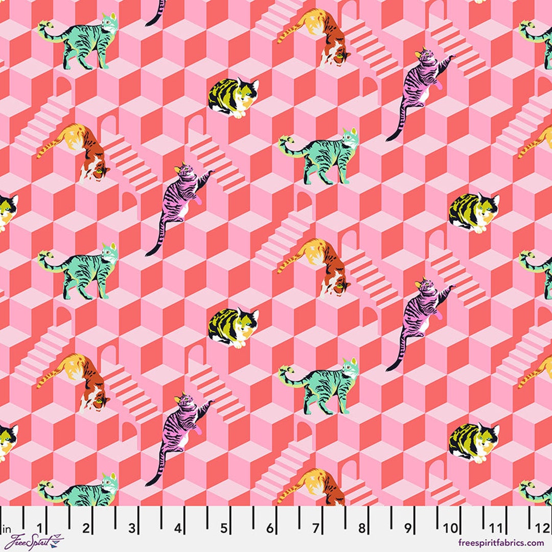 Tula Pink Cotton Fabric by the Yard - Tula Pink Besties Sitting Pretty ...