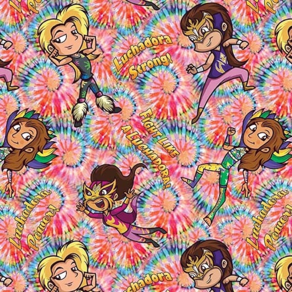 Lucha Libre Cotton Fabric by the Yard Legends of Lucha Libre | Etsy