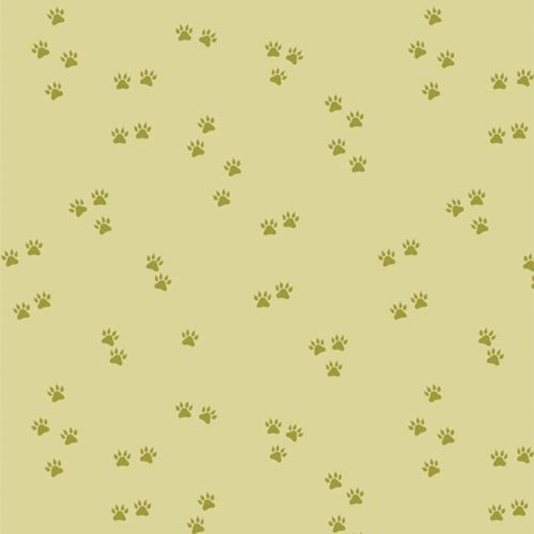 Animal Tracks Cotton Fabric by the Yard - Happy Camper Tracks and ...