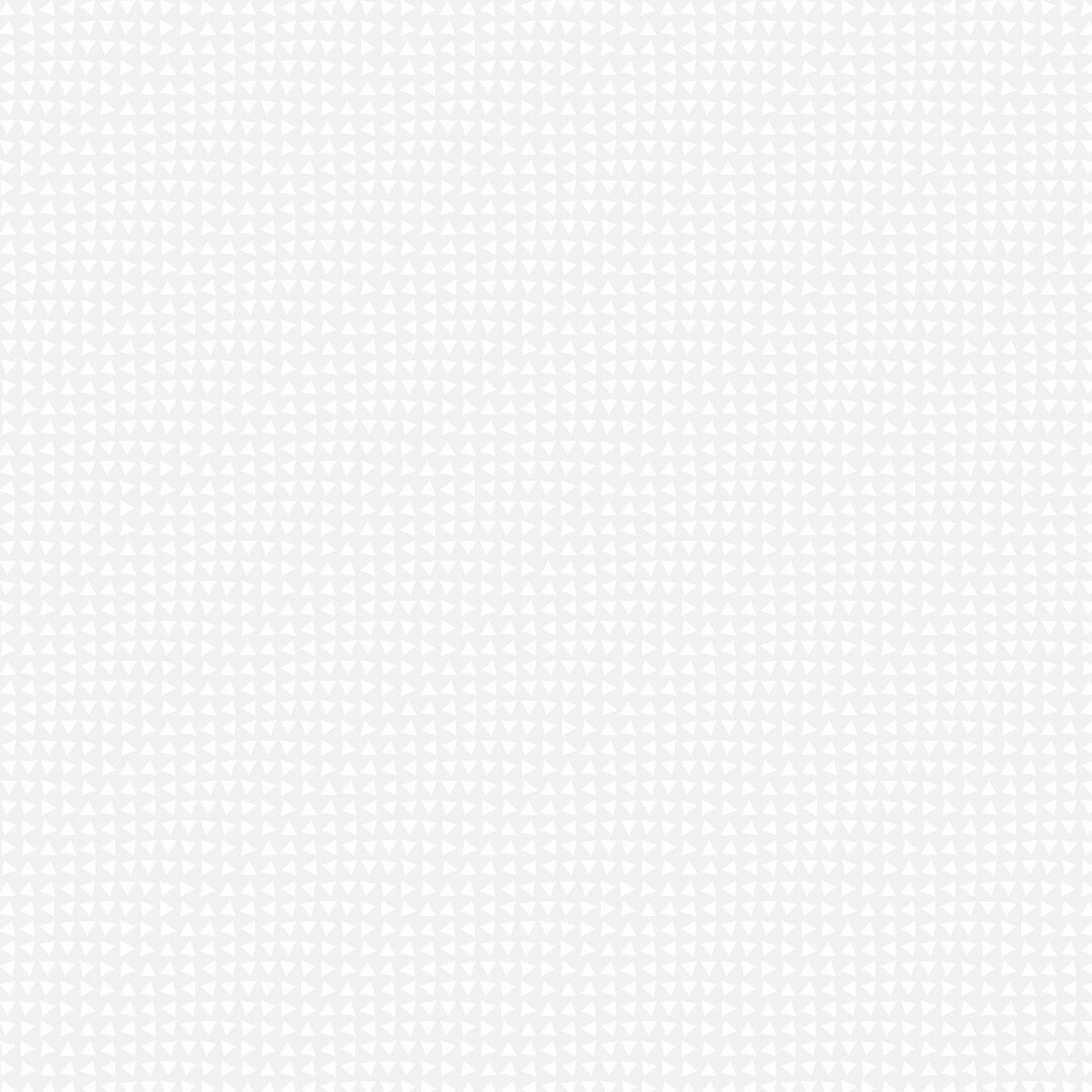 Triangle Cotton Fabric by the Yard - Prism Triangle Play White on White ...