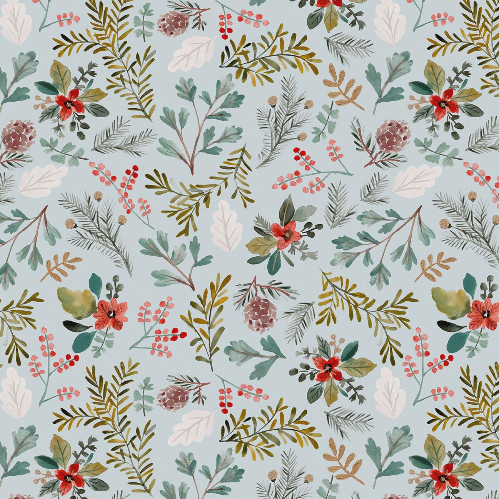 Winter Cotton Fabric by the Yard - Baby It's Cold Outside Festive ...