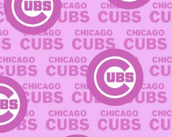 Pink Chicago Cubs | Etsy