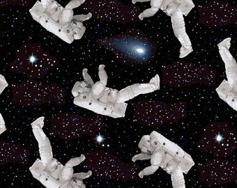 Space Cotton Fabric by the Yard Starlight Atmosphere Glitter - Etsy