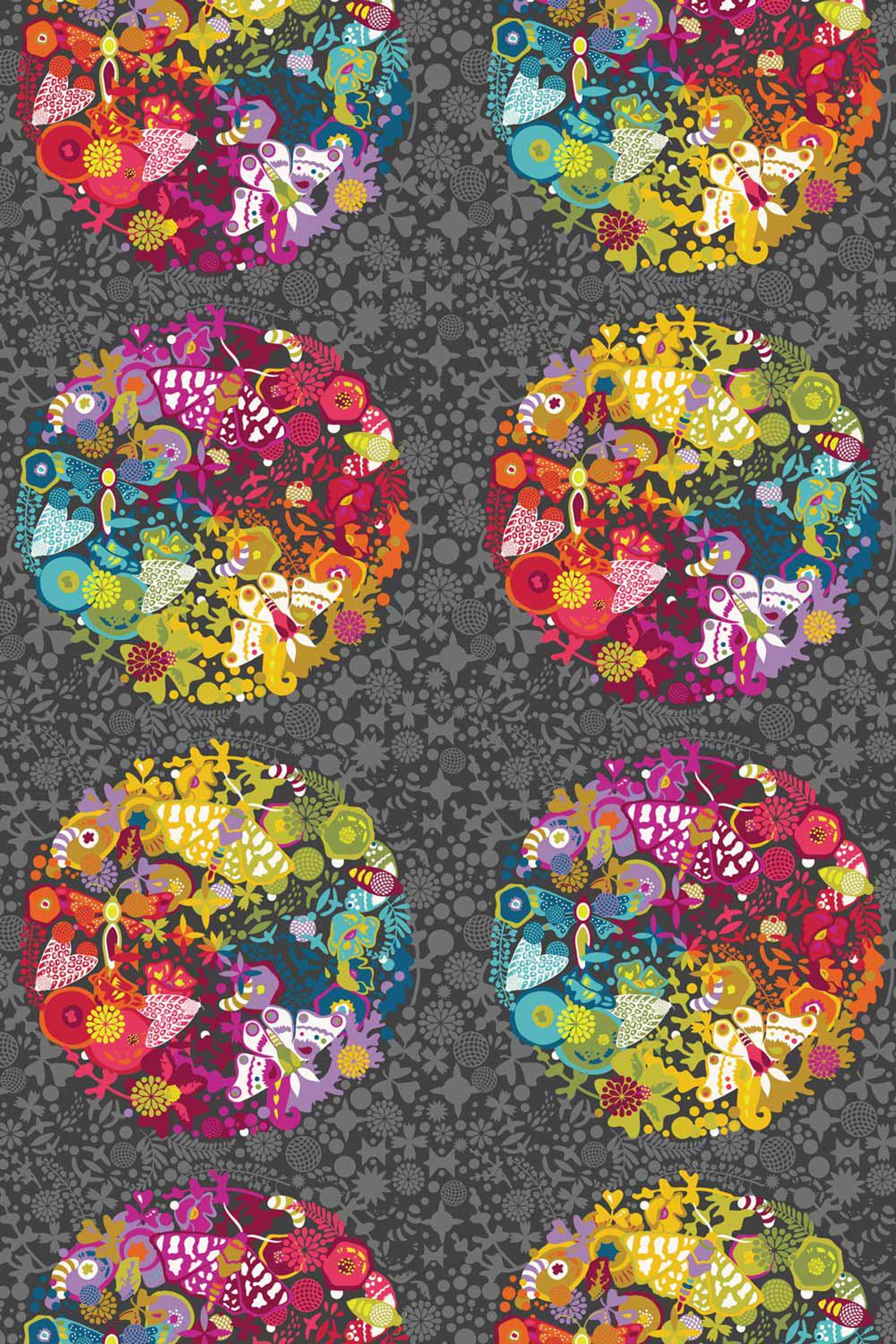 24" PANEL Alison Glass Cotton Fabric by the Yard - Color Wheel Art ...