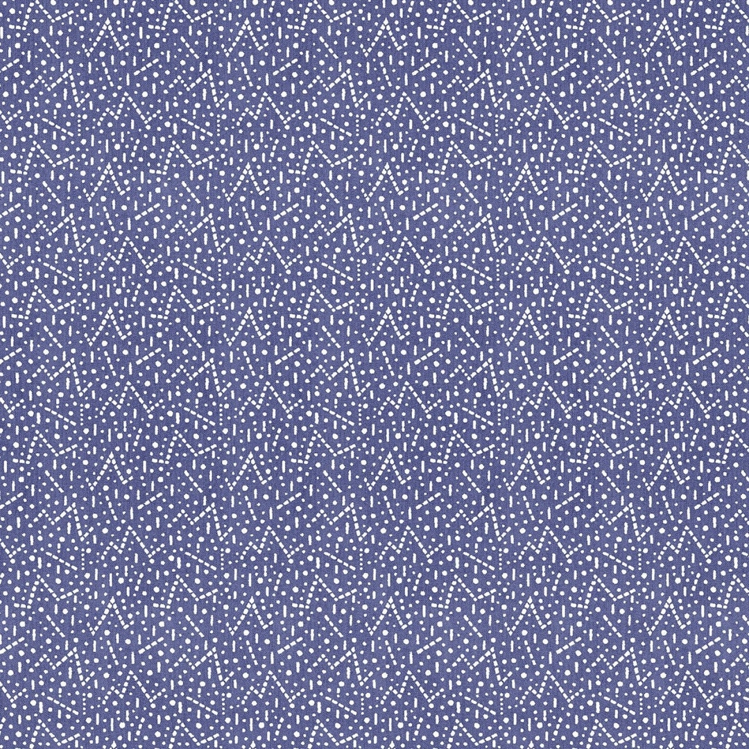 Blender Cotton Fabric by the Yard - Lofi Zig Zag Indigo - Windham 52508-1 - Etsy