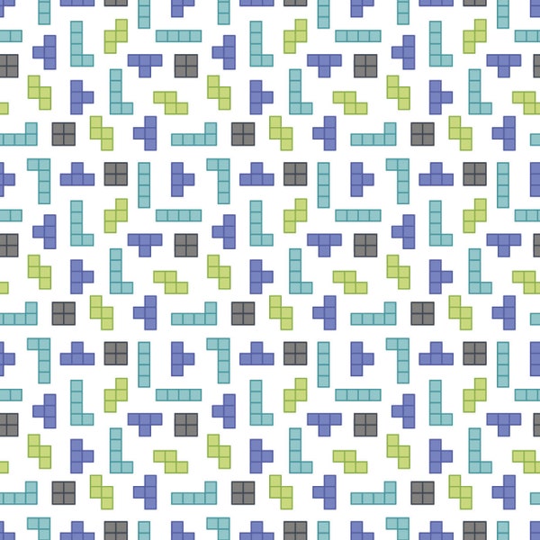 Tetris Fabric - Etsy