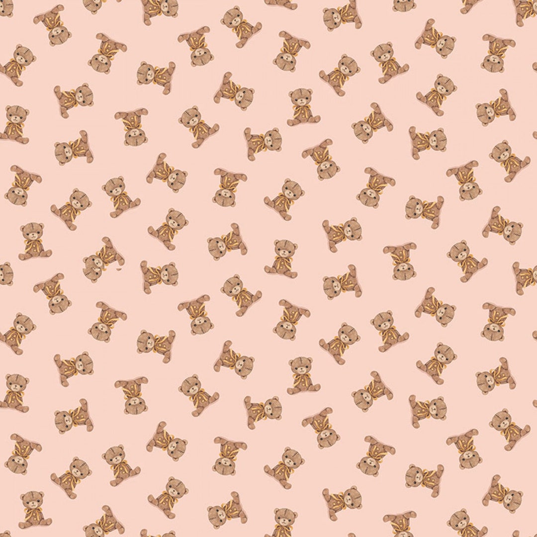 Teddy Bear Cotton Fabric by the Yard - Forest Dreams Teddy Bears ...