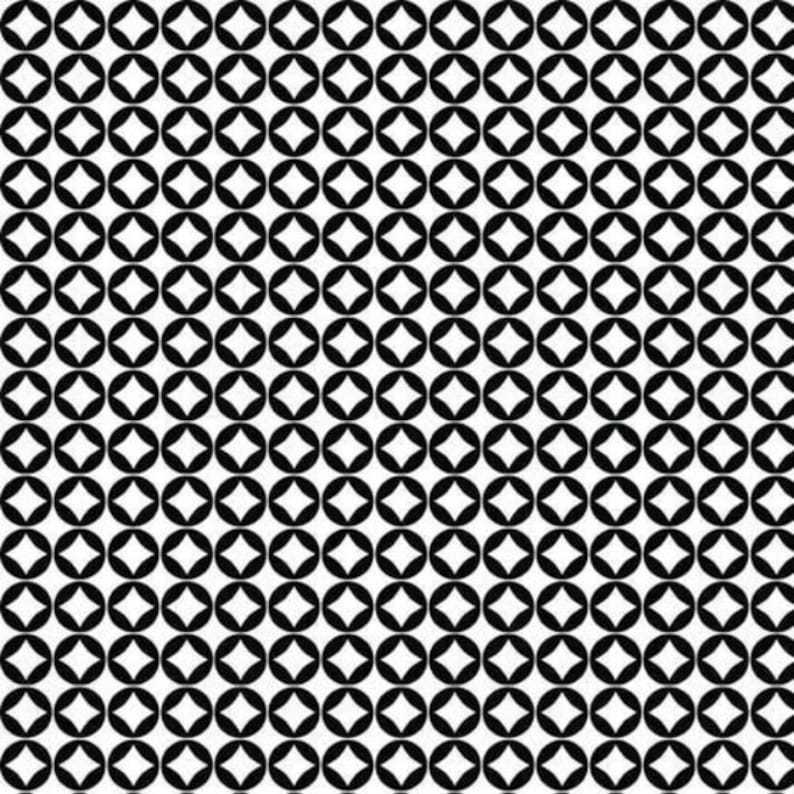 Geometric Cotton Fabric by the Yard - You Grow Girl Geometric White ...