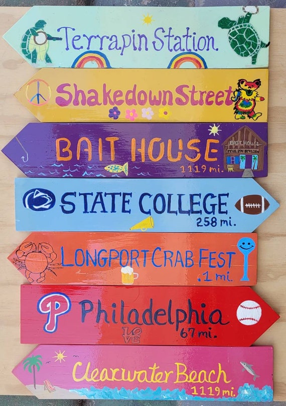 Destination Arrow Signs Sign Post Arrows Tropical - Etsy