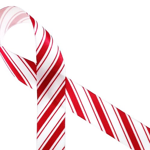 Candy Cane Stripe Ribbon Ideal for Christmas Party Decor - Etsy