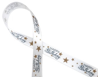 Happy Birthday Ribbon | Etsy