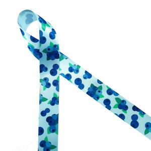 Blueberries Ribbon Ideal for Gift Wrap, Jam Jars, ,party Favors ...