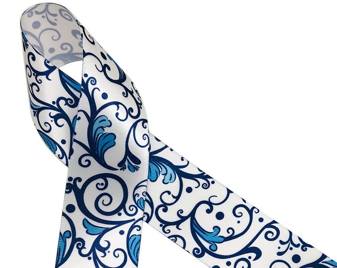 Japanese Pagoda Chinoiserie Ribbon Blue and White for Gift | Etsy